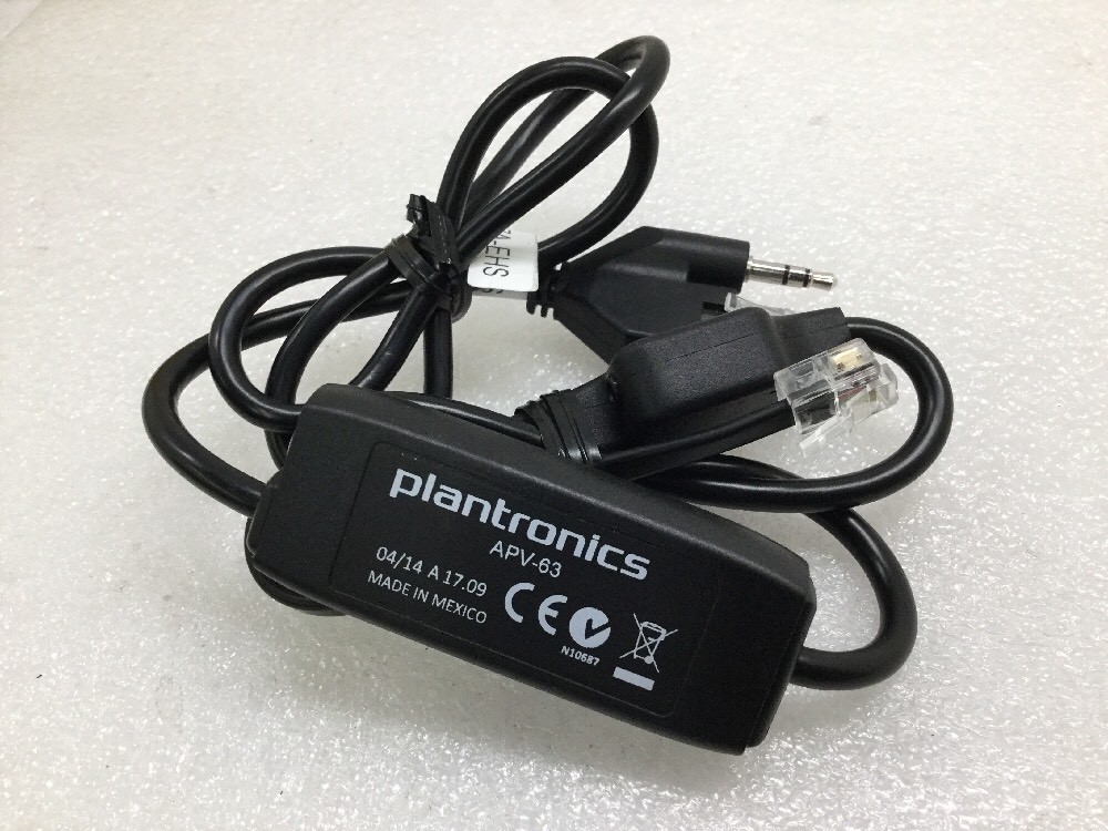 Plantronics APV‑63 EHS Cable – Remote Call Control for Avaya